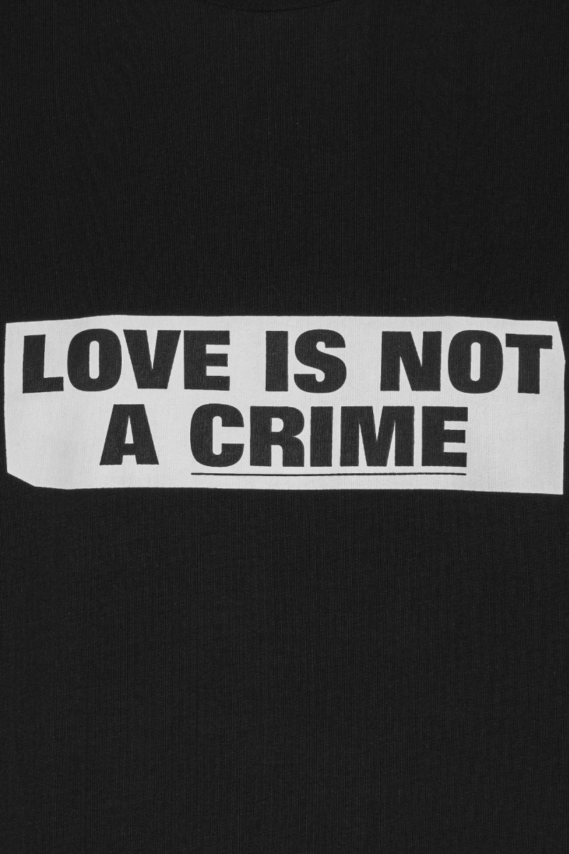 Love Is not A Crime T-shirt Black - Limited Edition | ROTATE Birger ...
